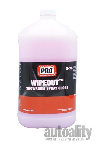 PRO Wipeout Spray Gloss - 128 oz | Free Shipping Available - Autoality